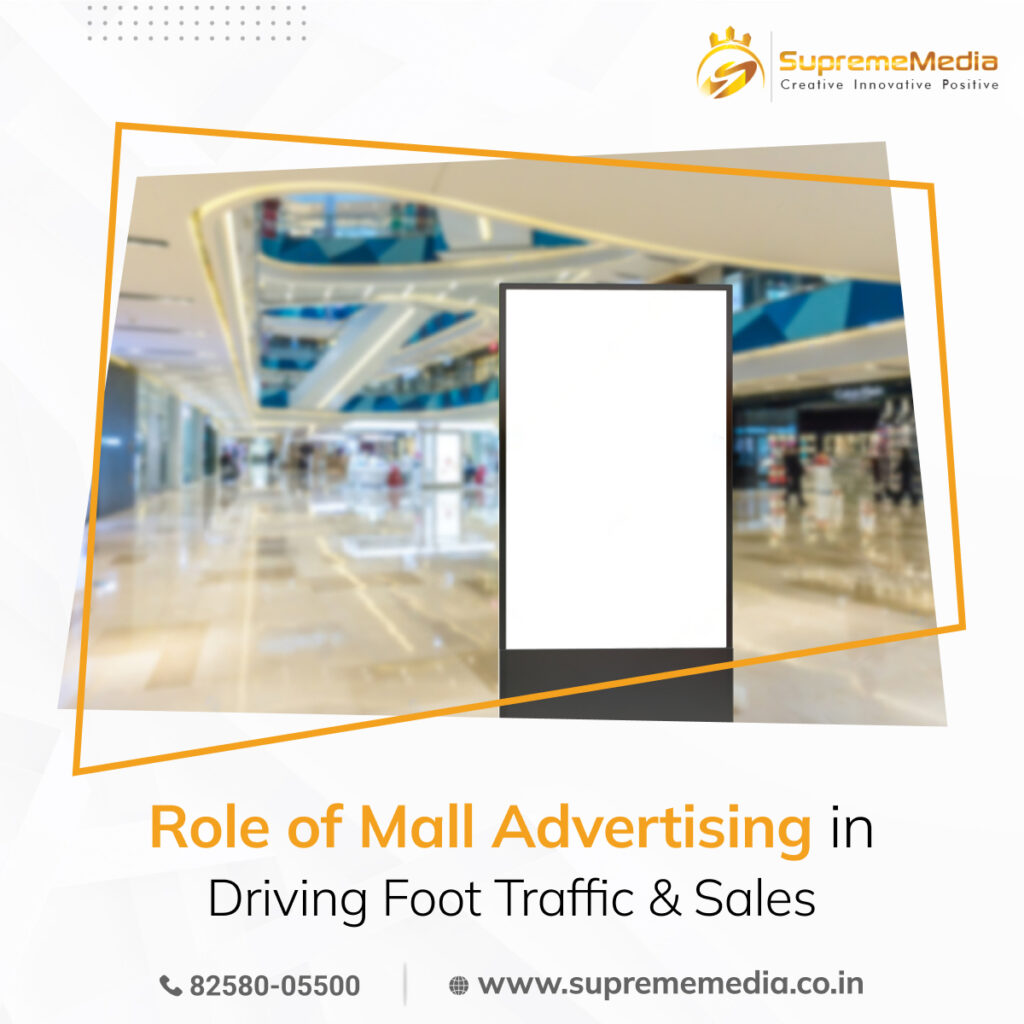 The Role of Mall Advertising in Driving Foot Traffic & Sales